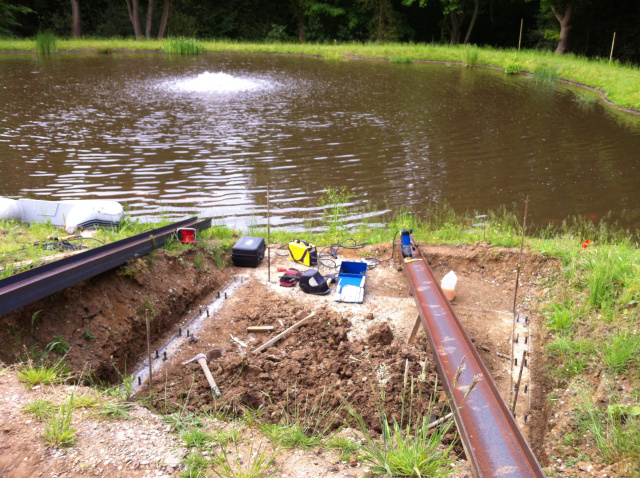 building a suspended jetty